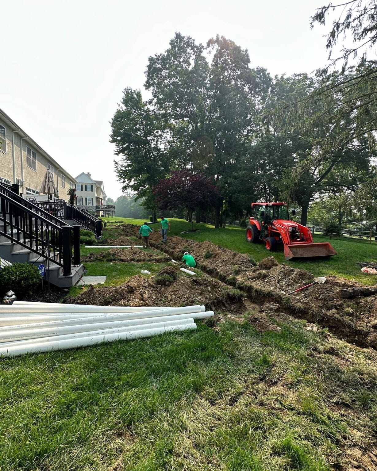 Drainage Services - Pristine Green Landscaping Services